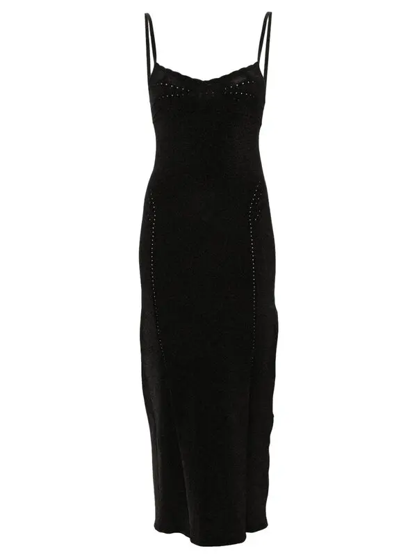 Jacquemus La Robe Fiesta Midi Dress - Black