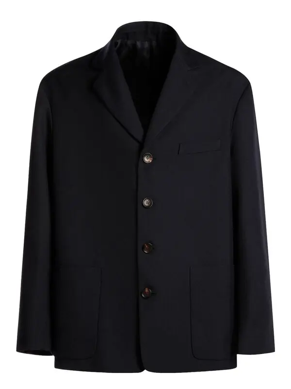 Bally Notched-collar Single-breasted Blazer - Blue