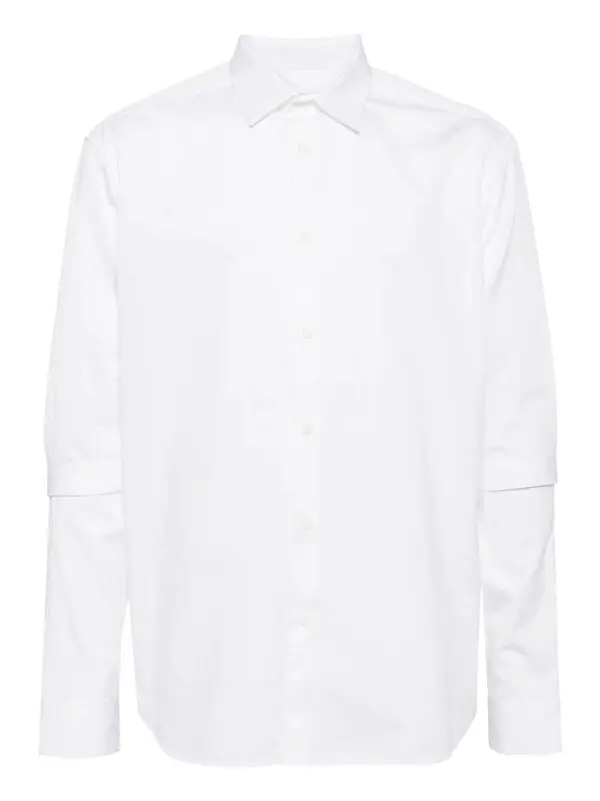 Off-White Ow Tailored Cotton Shirt - White