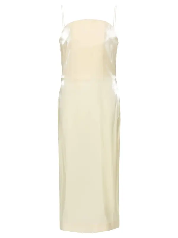Jacquemus La Robe Carino Midi Dress - Yellow