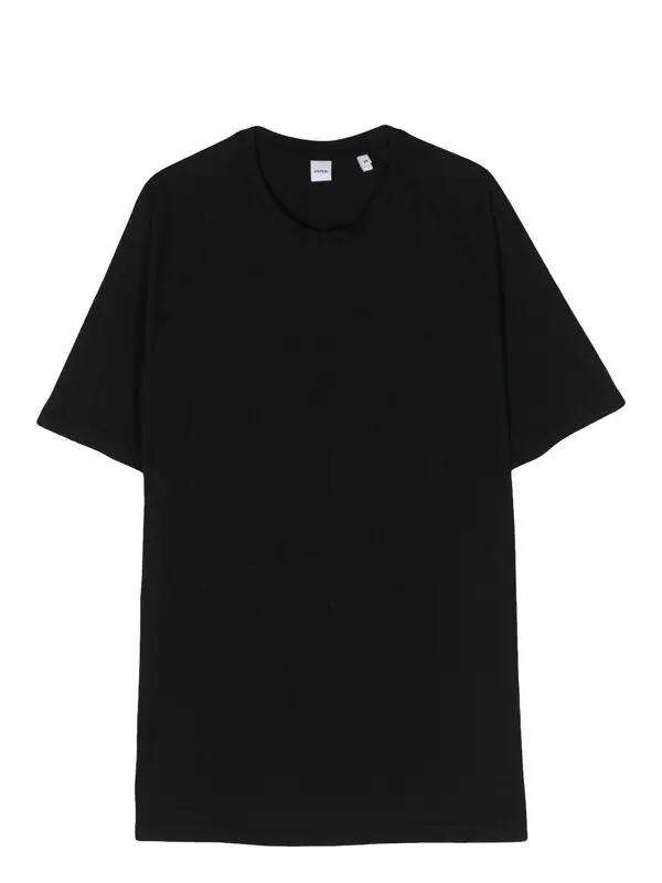 Aspesi Crew-neck Cotton T-shirt - Black