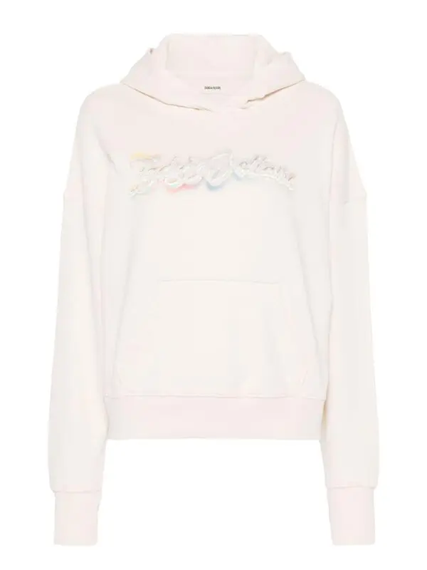 Zadig&Voltaire Mia Logo-print Hoodie - Pink