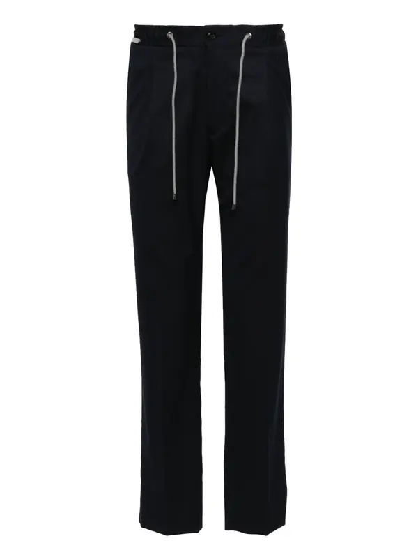 Corneliani Mid-rise Tailored Trousers - Blue