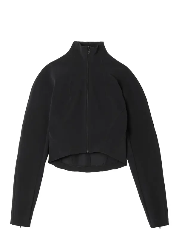 Alaïa Stretch-tulle Jacket - Black