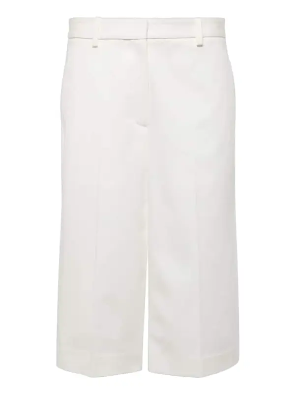 NILI LOTAN Erza Bermuda Shorts - White