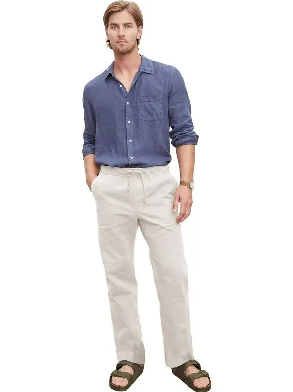 Velvet By Graham & Spencer Branson Pant - Natural