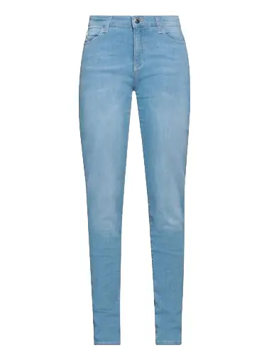 Emporio Armani Skinny Jeans With Logo - Blue