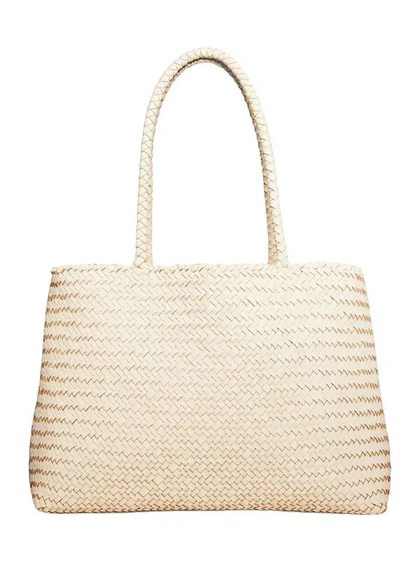 Madewell Transport E/w Woven Tote - Alabaster