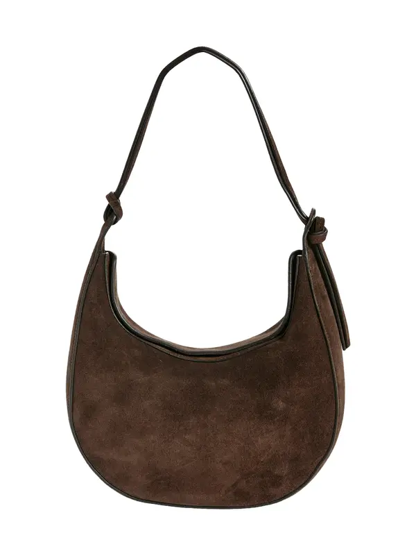 REFORMATION Medium Rosetta Shoulder Bag - Boss Suede