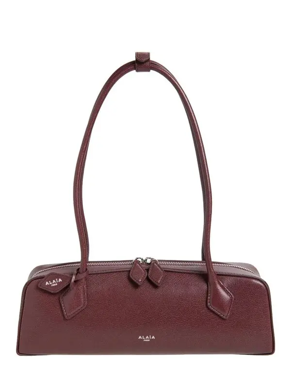 Alaïa Le Teckel Medium Shoulder Bag - Rouge Grenat