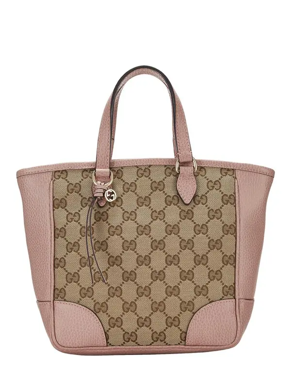 Gucci Original Gg Canvas Bree Tote Bag - Pink