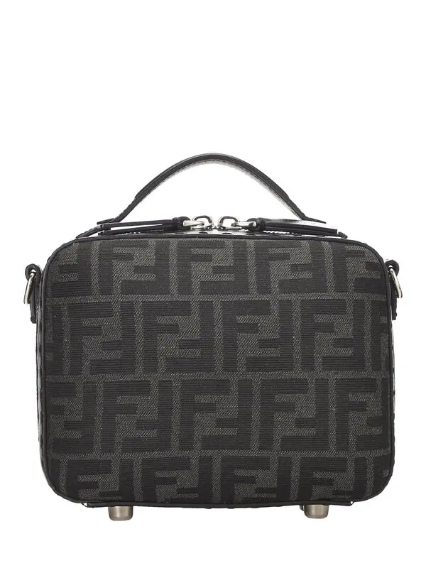 Fendi Zucca Canvas Suitcase - Brown