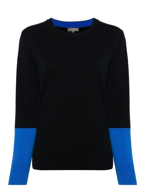N.peal Crew-neck Cashmere Sweater - Black