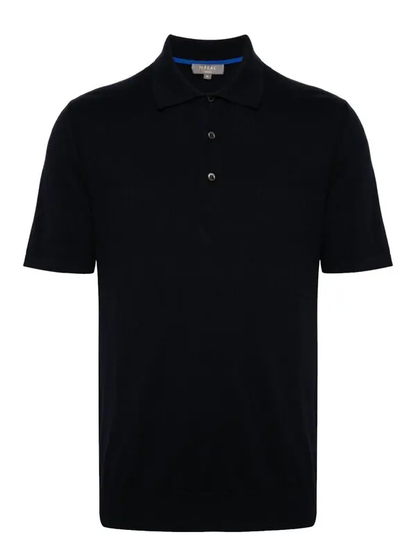 N.peal Polzeath Cotton-cashmere Polo Shirt - Blue