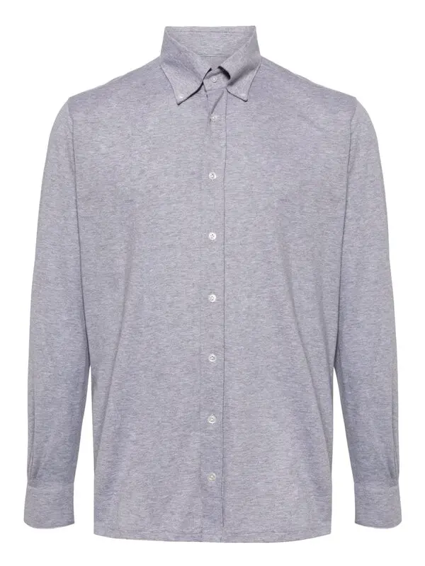 N.peal Button-down Collar Shirt - Grey