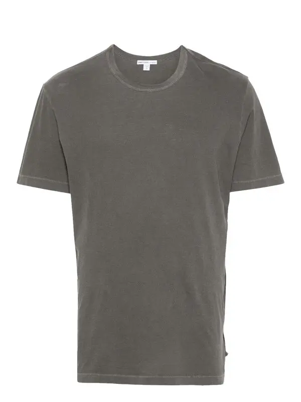 JAMES PERSE Jersey Cotton T-shirt - Grey