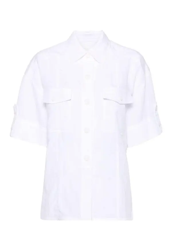 3.1 Phillip Lim Panelled Short-sleeve Shirt - White
