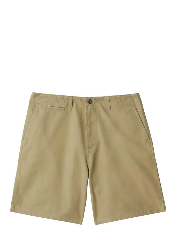 Burberry Cotton-twill Bermuda Shorts - Neutrals