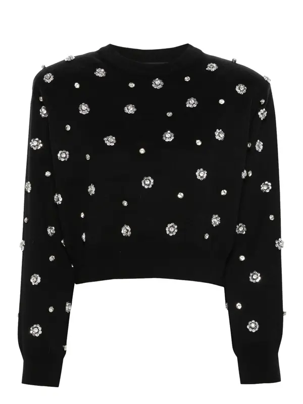 Remain Birger Christensen Sequin-embellished Jumper - Black