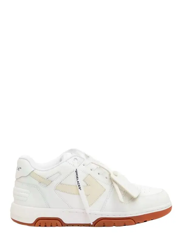 Off-White Out Of Office Panelled Leather Sneakers - White