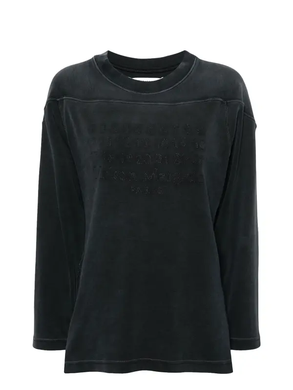 MAISON MARGIELA Numbers Logo T-shirt - Grey