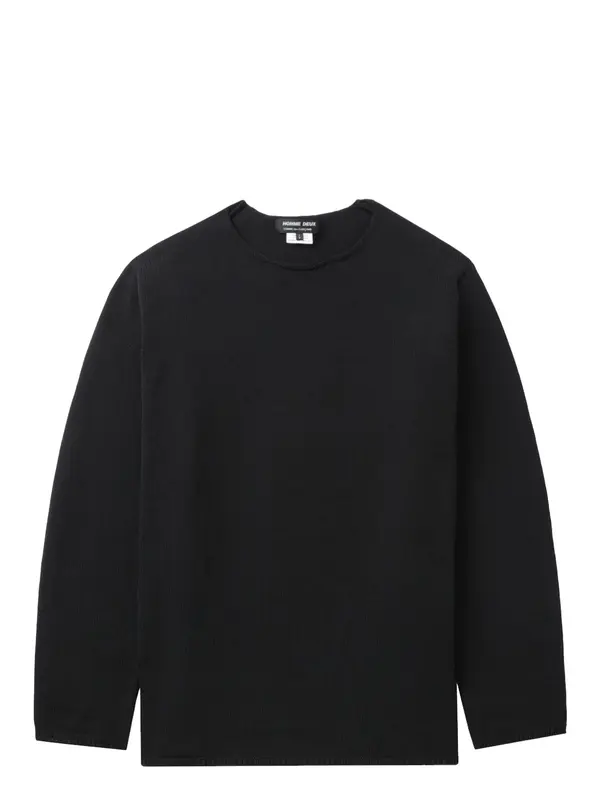 Comme Des Garçons Long-sleeve Jumper - Black