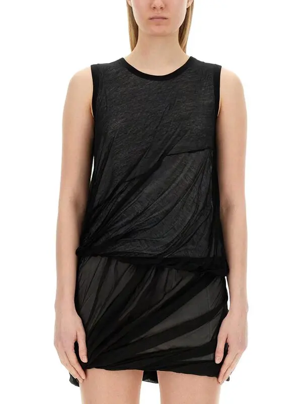 Helmut Lang Jersey Tank Top - Black