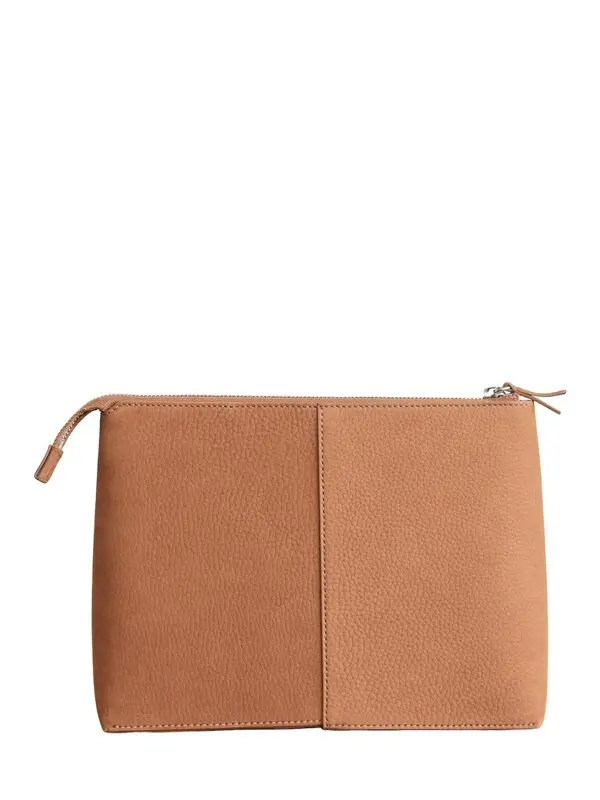 Jenni Kayne Medium Zip Pouch - Silver,walnut