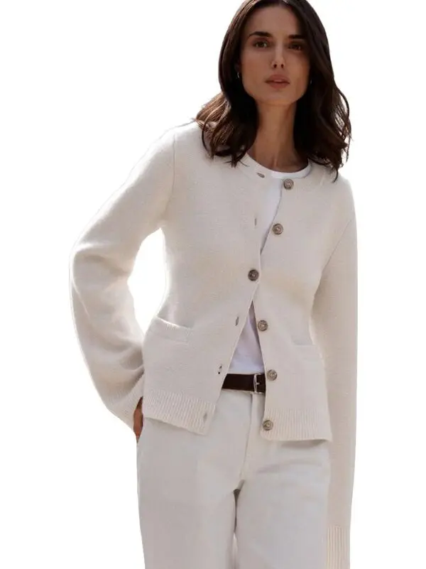 Jenni Kayne Cooper Cardigan - Ivory