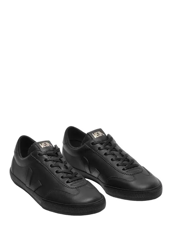 VEJA Volley Leather Sneakers - Full Black
