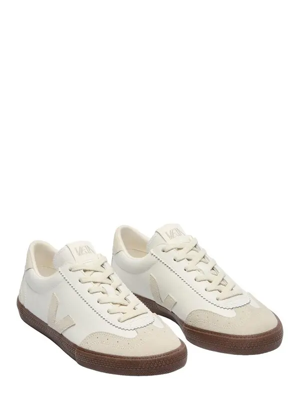 VEJA Volley Leather Sneakers - White Natural Bark
