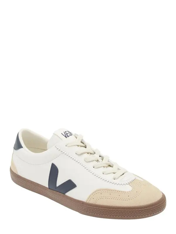 VEJA Volley Leather Sneakers - White Nautico Bark