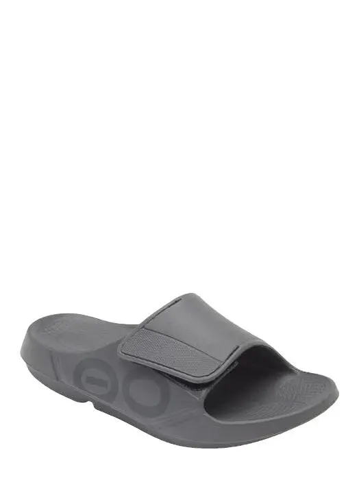 OOFOS Ooahh Sport Flex Slide Sandal - Slate