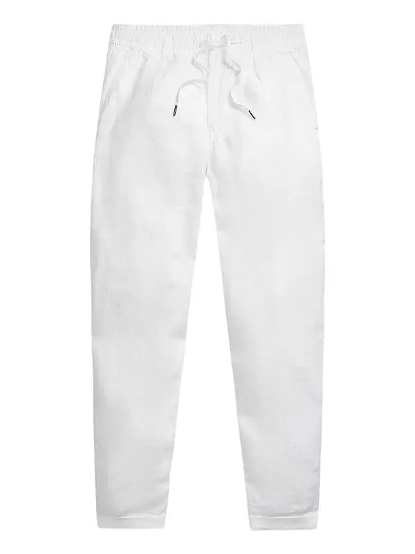 Polo Ralph Lauren Slim Tapered Linen Pants - White