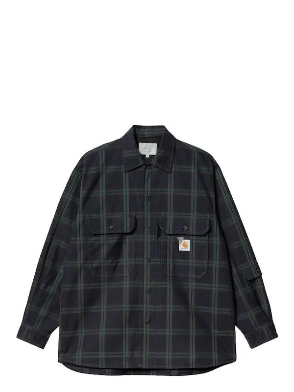 Carhartt Wip X Invincible Check Shirt - Juniper