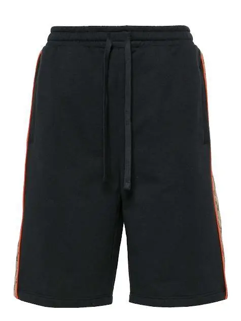Gucci Gg Insert Jogging Shorts - Black