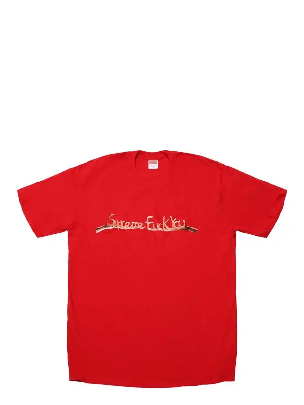 Supreme Fuck You Tee Shirt - Red
