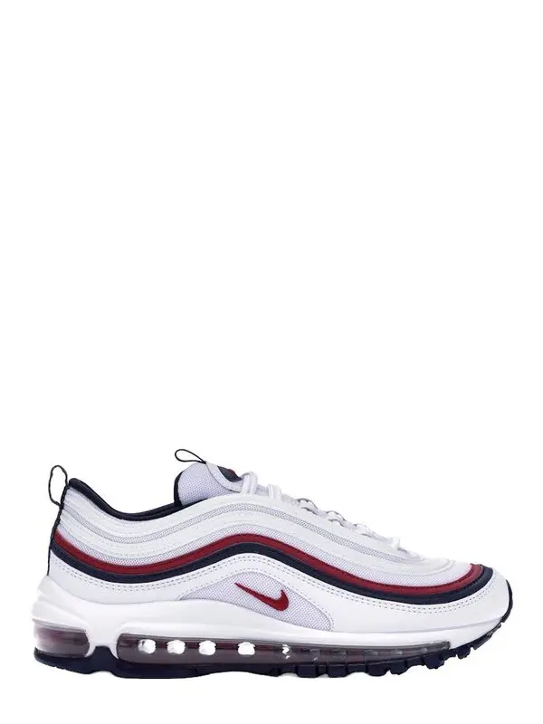 Nike Air Max 97 Sneakers - White/red Crush/blackened Blue