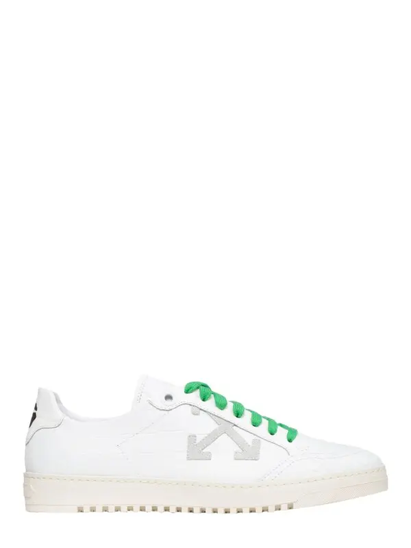 Off-White Off Crocoin Sneakers - White/green