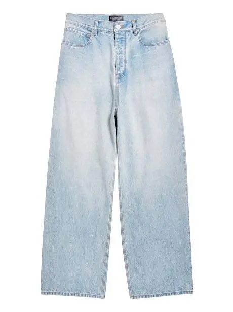 Balenciaga Baggy Trousers - Light Blue