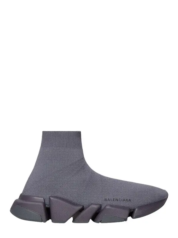 Balenciaga Speed 2.0 Recycled Knit Sneakers - Dark Grey