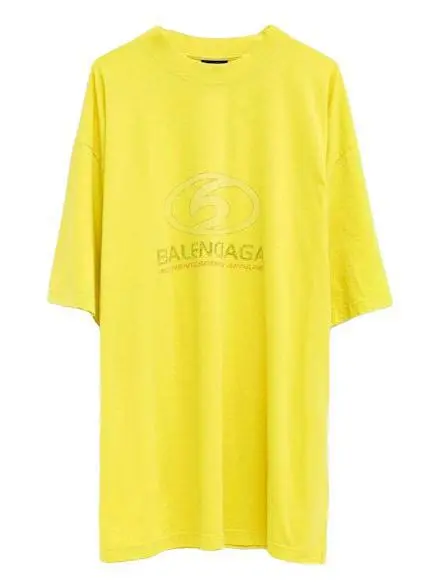 Balenciaga Surfer T-shirt Medium Fit - Yellow