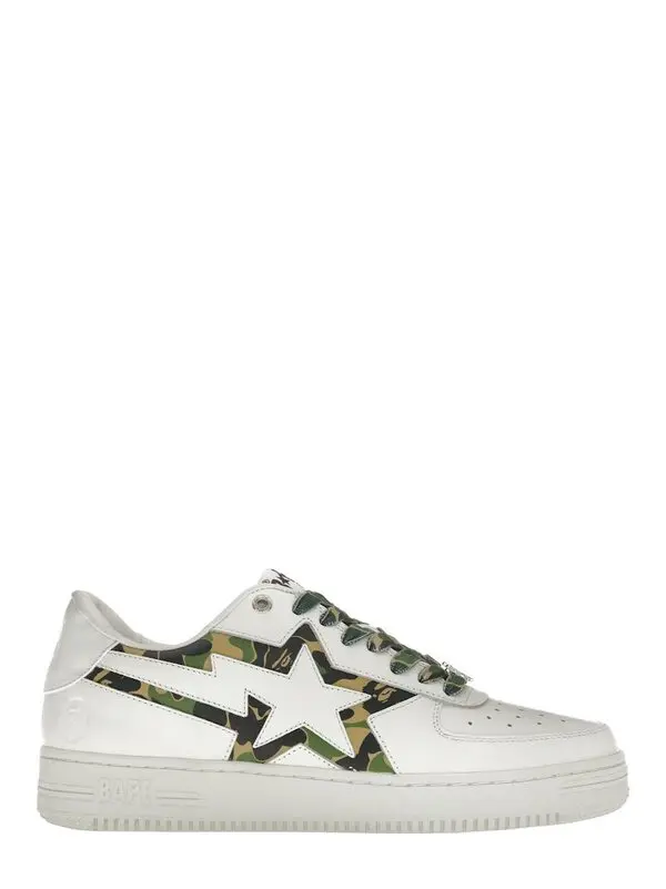 BAPE A Bathing Ape Sta Icon Abc Camoin - White/green