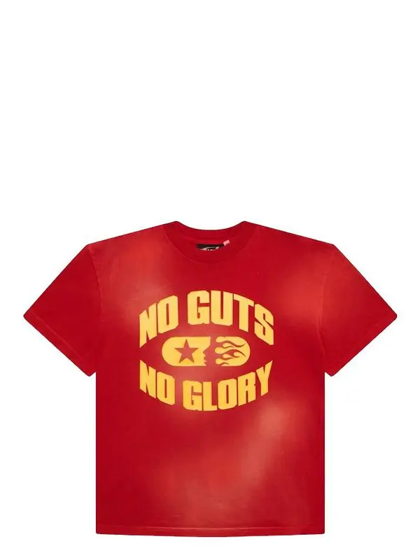 HELLSTAR No Guts No Glory T-shirt - Red