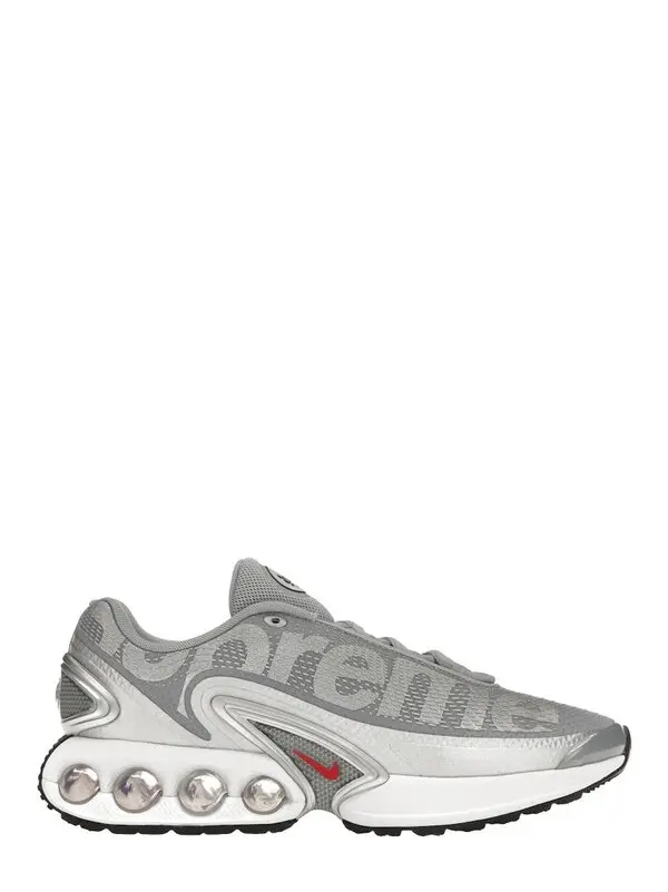 Nike Max Dn Supreme Sneakers - Metallic Silver/university Red/white
