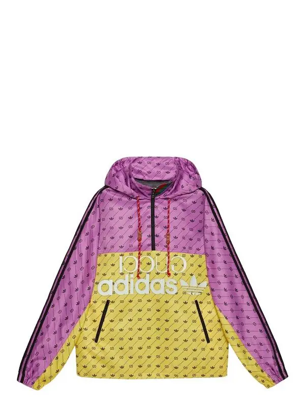 Gucci X Adidas Bomber Jacket - Yellow/purple