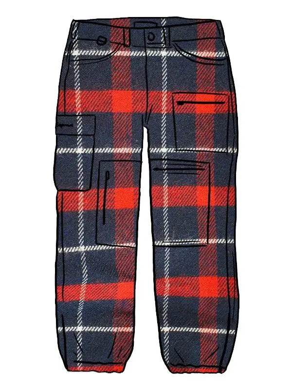 Supreme Cargo Flight Pant - Tartan