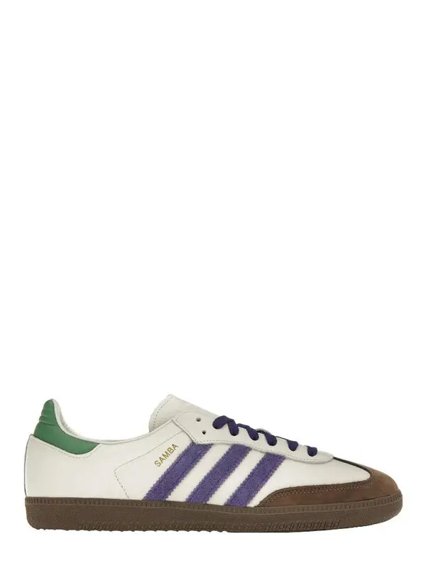 Adidas Samba Og Sneakers - Off White/core Purple/prologue Green