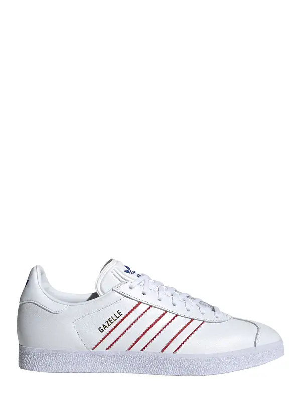 Adidas Gazelle Sneakers - Cloud White/team Power Red/royal Blue