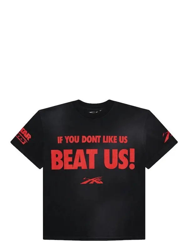 HELLSTAR Beat Us! T-shirt - Red/black